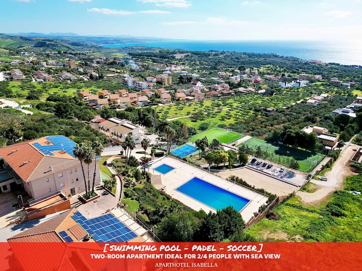 [Piscine-padel-football] Vue Imprenable - Sciacca