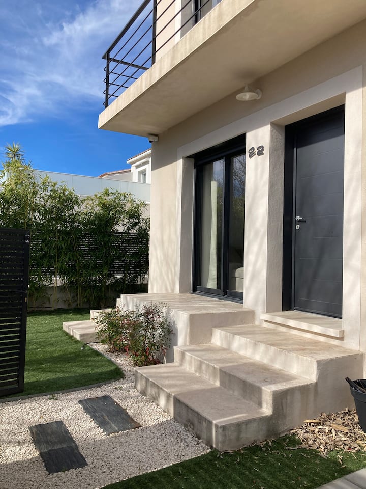 Villa Moderne Climatisée - Orange