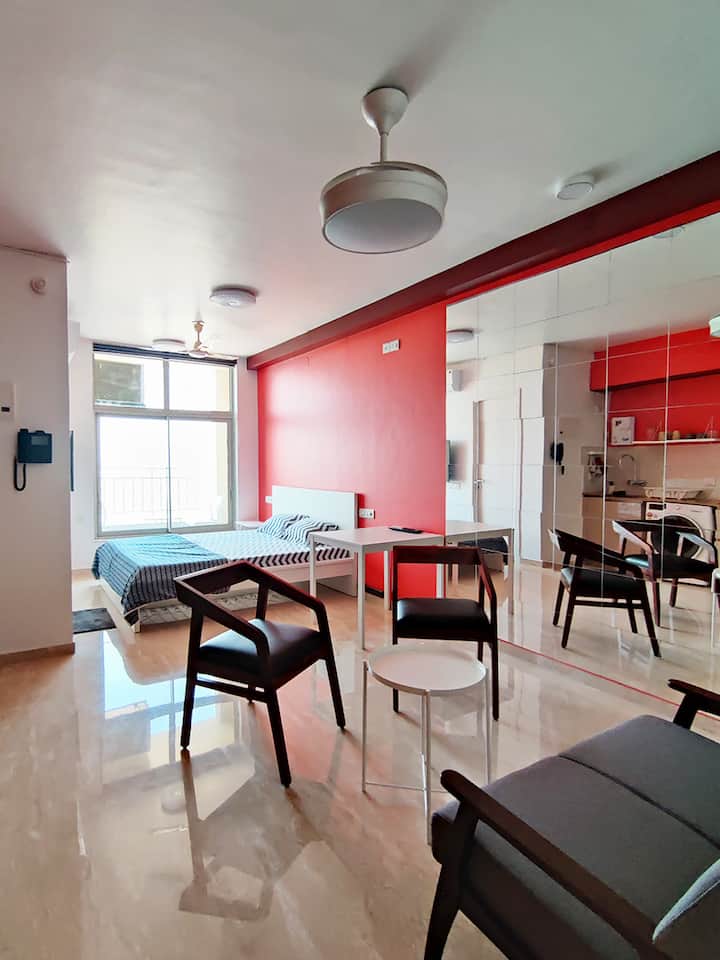 Red Ecstasy & Balcony Bliss @ Hiranandani Estate - Thane