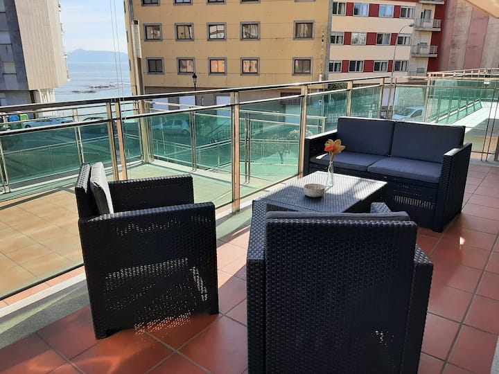 En Sanxenxo, A 17 Km De Pontevedra. A Pie De Playa - Sanxenxo