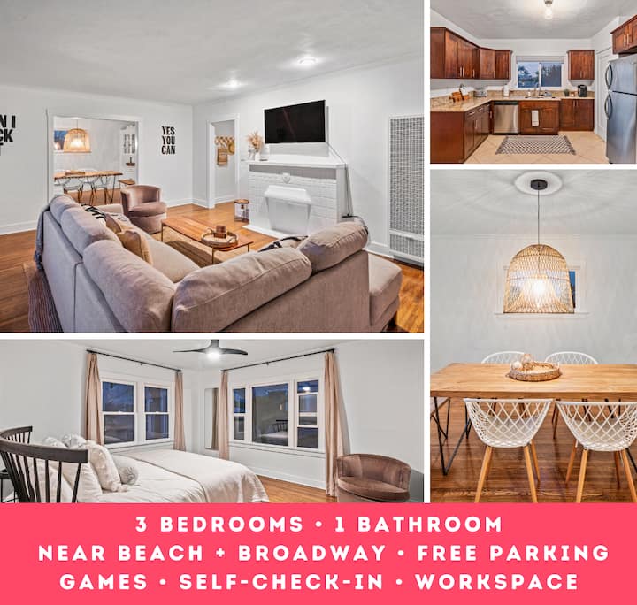 September Special – Walk To Beach + Parking! - Long Beach, CA