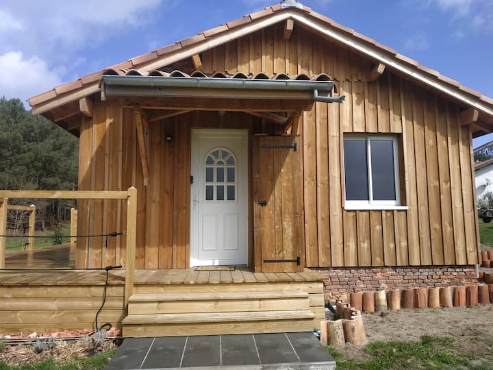 Chalet En Bois Au Calme - Parentis-en-Born