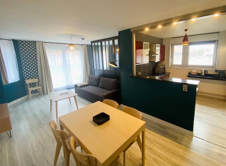 T2 + Coin Nuit, Proxi Plage & Cnpe (Wifi) - Gravelines