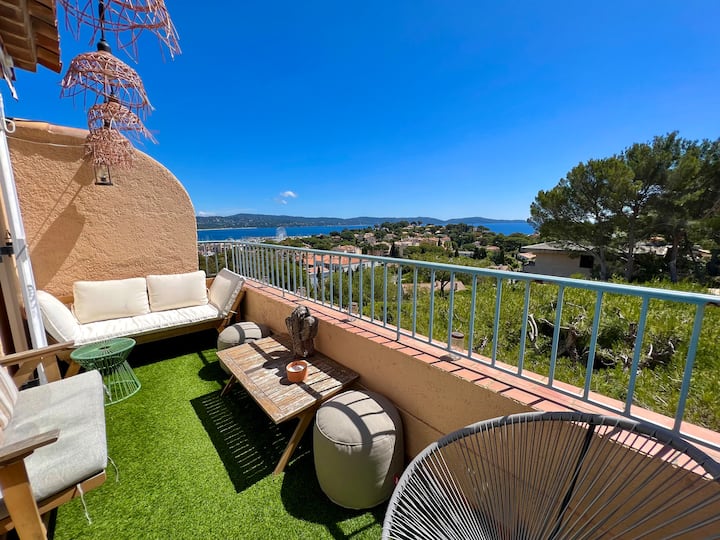 Vue Mer  Localisation Idéale à 500m De La Calanque - La Croix-Valmer