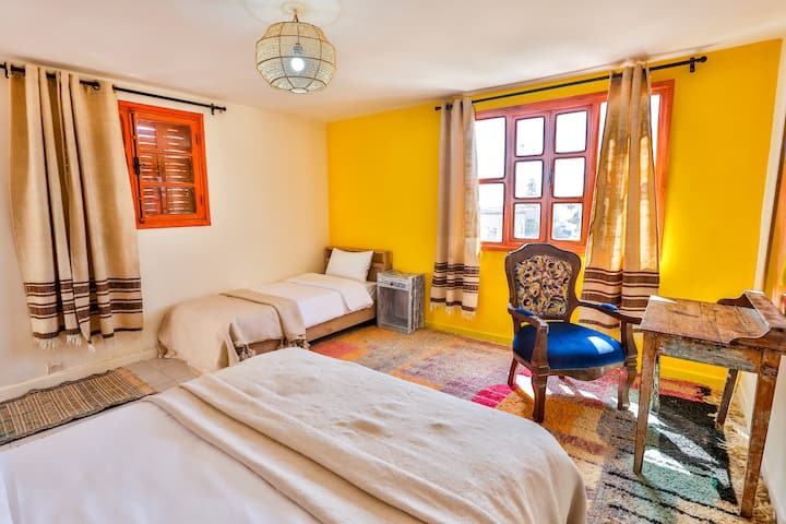 Oceanview Rooftop Triple Room With Breakfast - Essaouira