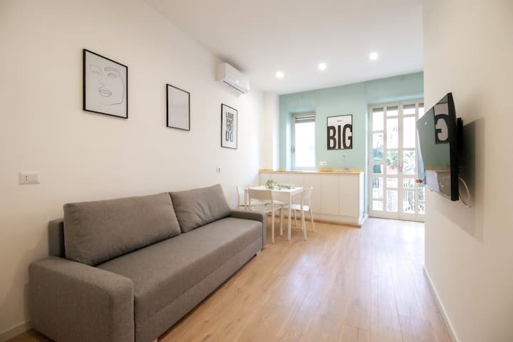"Light Blue Studio In Fico1 Apartment" - Napoli