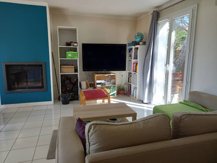 Maison Familiale (6/8 Pers) Avec Clim Et Gd Jardin - Villeneuve-lès-Avignon