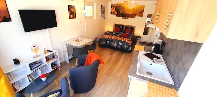 Studio 2 Couchages, Jardin,
 Lac Montagnes Embrun - Embrun