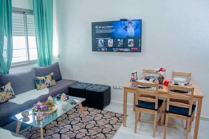 228 & Appartement City 2 Chambres Pour Familles - Mohammedia