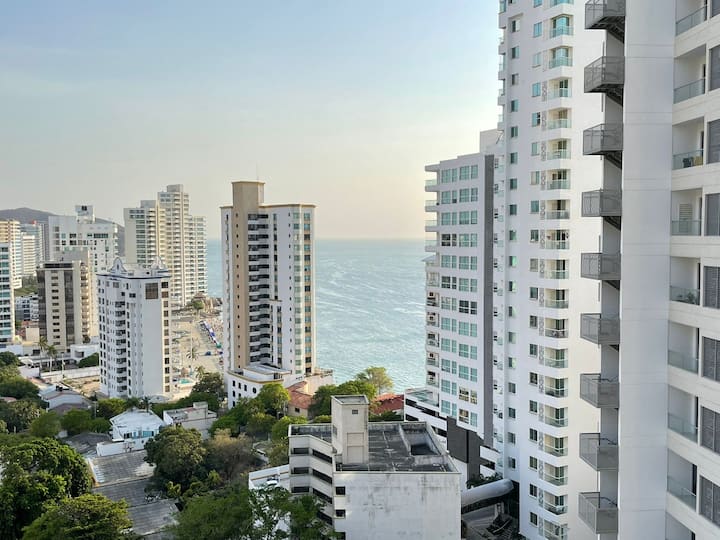 Apartamento En Rodadero  Con  Vista Al Mar. - Santa Marta, Kolumbien