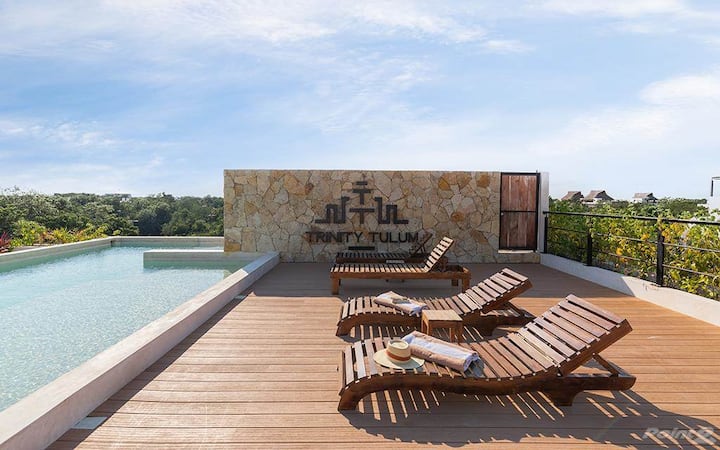 Cosy 2 Bed With Two Pools & Roof Deck - Tulum