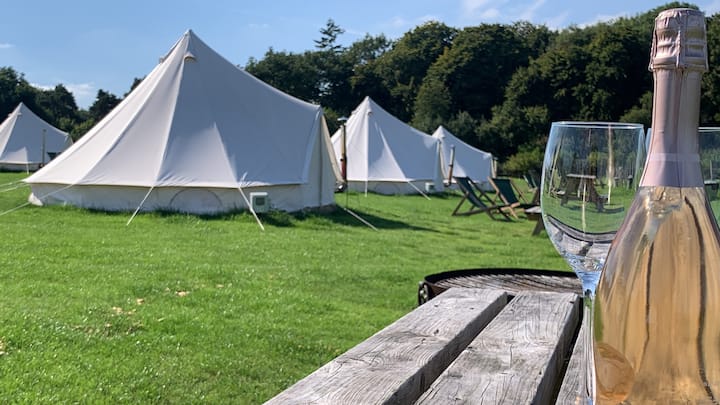 Glamping Fire Pit Stove Views 8 - Buckinghamshire