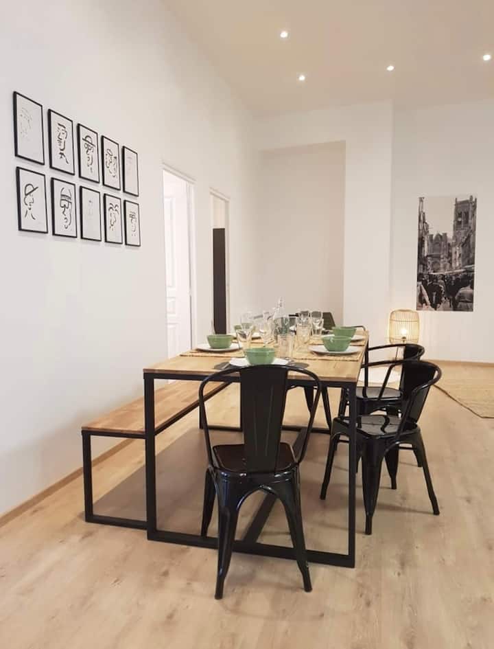 Grand Appartement 3 Chambres - Dieppe