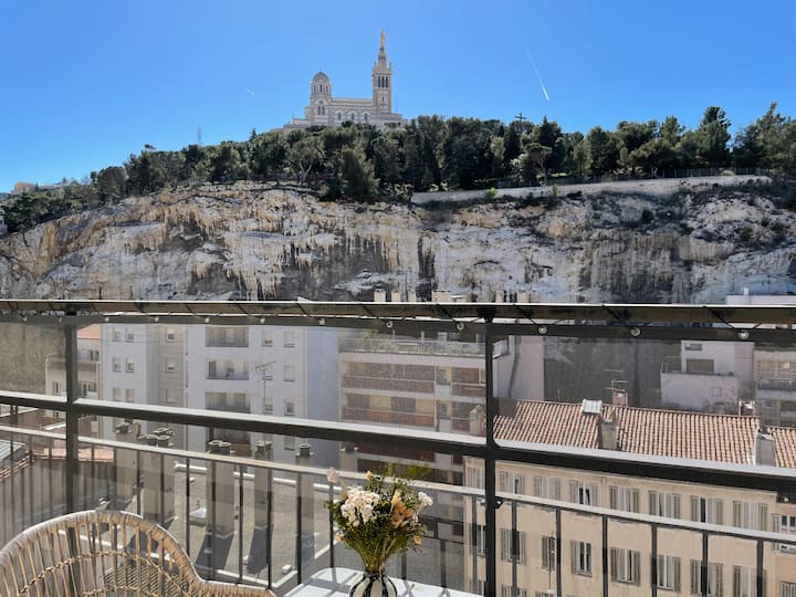 Studio Vauban Avec Balcon Et Vue Bonne Mère - Marselha