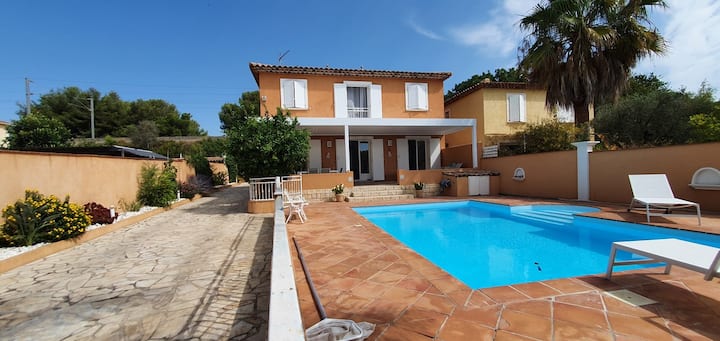 Belle Villa 4 Ch Piscine Clim - Ollioules