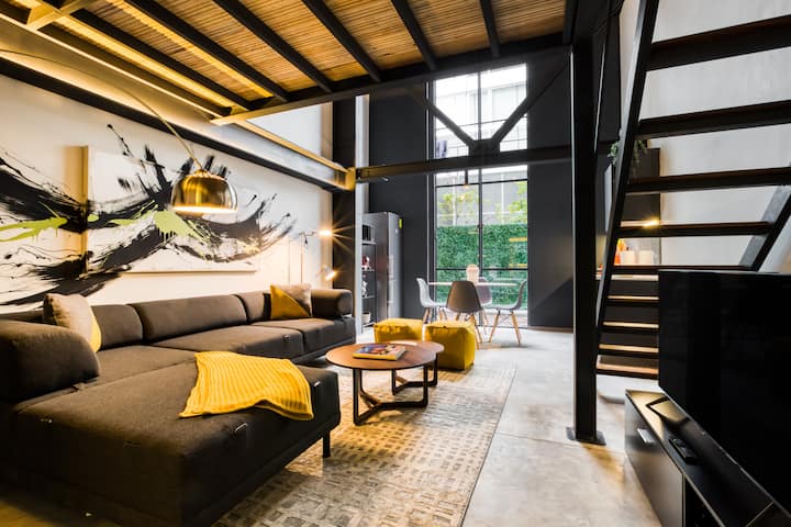 Artsy Roma 2 Level Loft - Mexico City