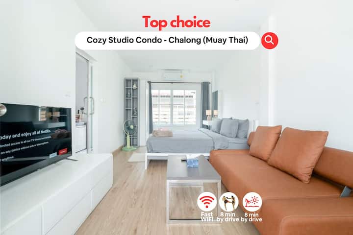 Chalong | A Cozy Studio: Your Perfect Getaway - Phuket