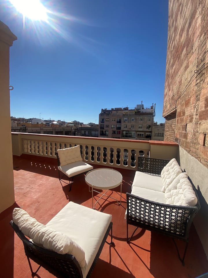 ÁTico Con Terraza En El Eixample Alquiler Temporal - Barcelona