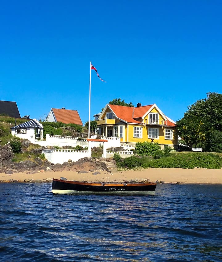 Oslofjorden Rett Inn, Unik Plass, Lysthus, Strand. - Moss