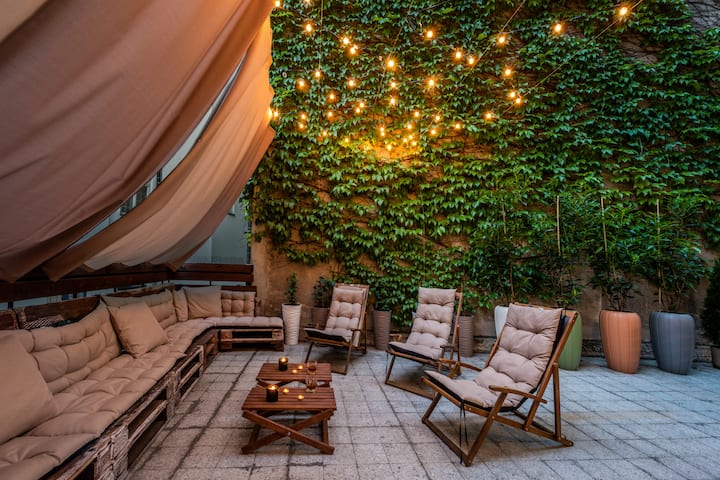Green Private Terrace | 3 Bedrooms Apt | Cota - Krakow