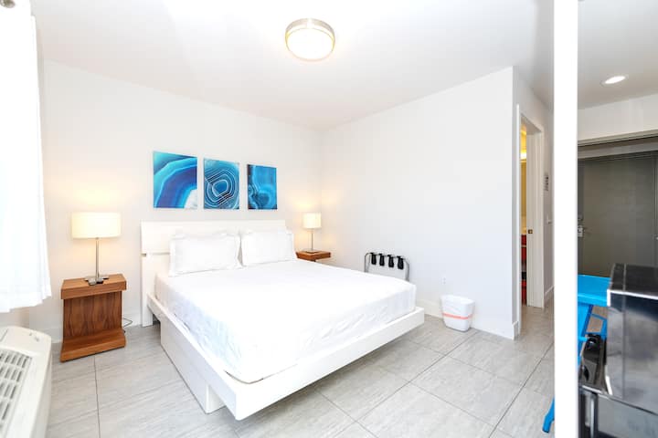 Cute Hotel Room 1 Block From The Beach - 邁阿密海灘