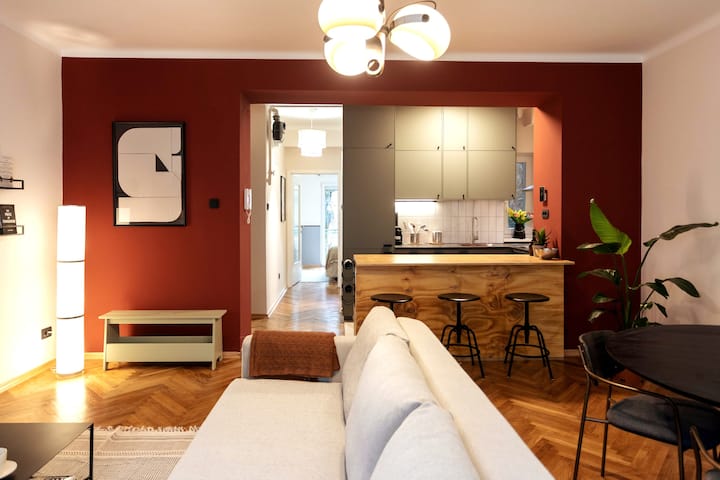 Design 1bdr Apartment With Balcony - Zagreb