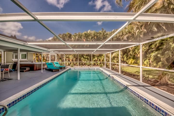 Pool - Spa - Bbq - Private Backyard - 3 Bed - Cypress Lake, FL