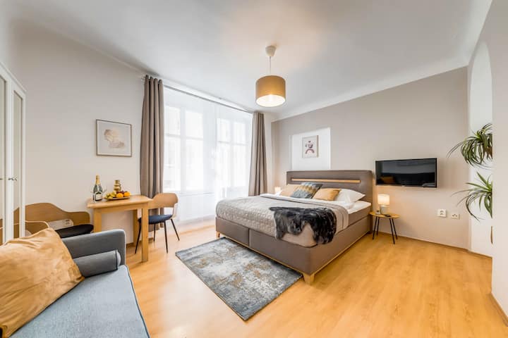 Charming Golden Tiger Apartment - Prag