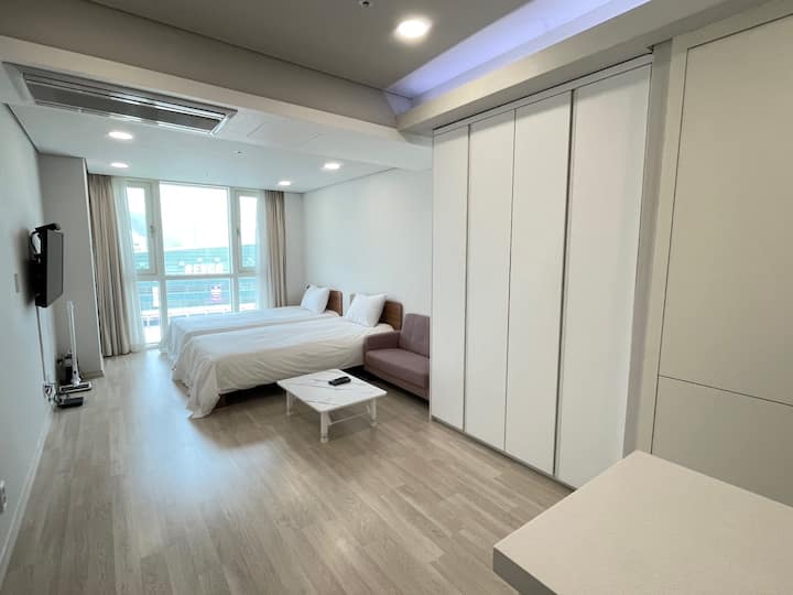 [Hyoi Stay Centum Hotel] #63디럭스트윈(리뉴얼) #벡스코앞 #요트할인 - Busan