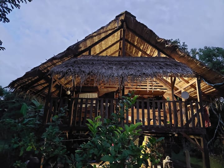 Carbet Traditionnel Amérindien - Guyane française