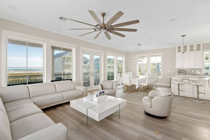 Beach View, Ev Charger, 6 Parking, Elevator - Galveston, TX
