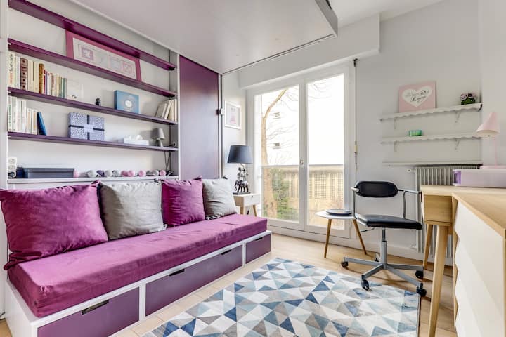 Charmant Studio Sur Jardin - ibis Paris Boulogne Billancourt