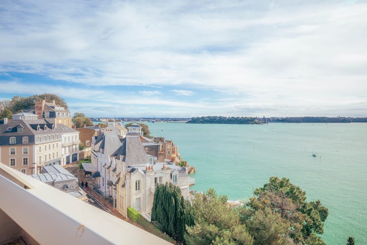Entre Ciel Et Mer - Duplex Vue Mer Avec Garage - Dinard
