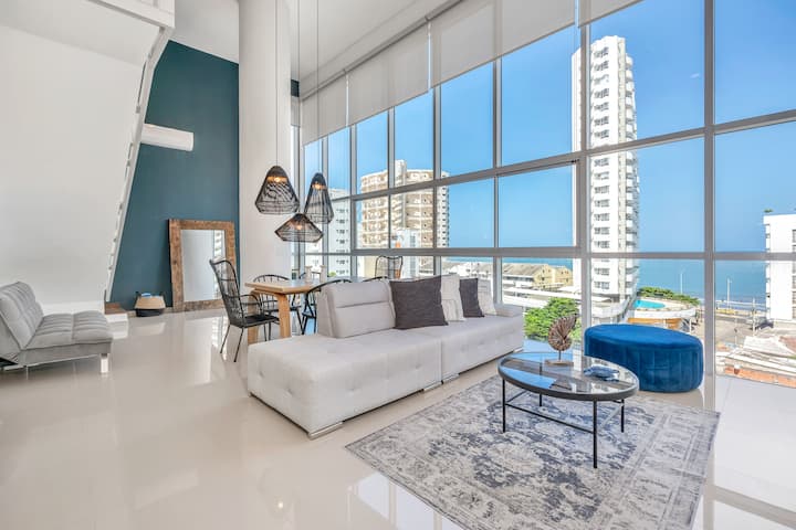 Cozy Apartment Near Beach Great View - Cartagena, Colombia
