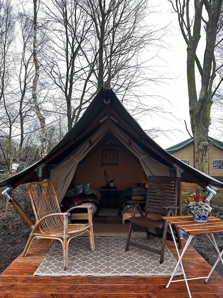 Sweet And Cozy Safari Tent For 2 - Groningen