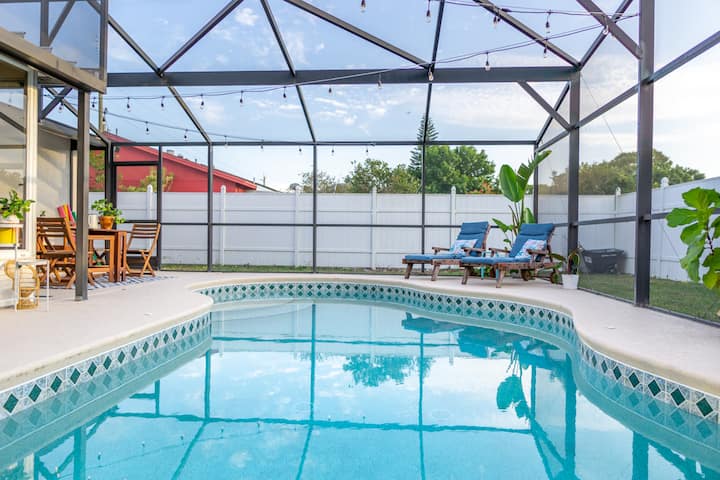 3br Charming Pool House Near Beaches - Melbourne, FL