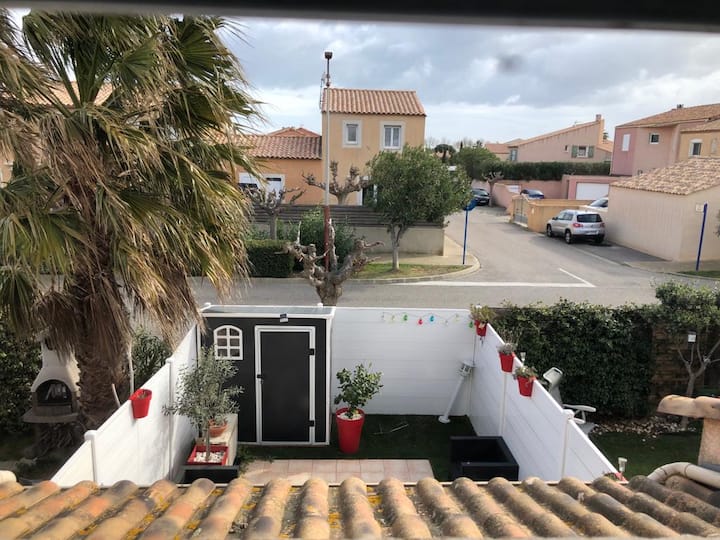Le Pavillon De Mateille-piscine-plage-clim- - Gruissan