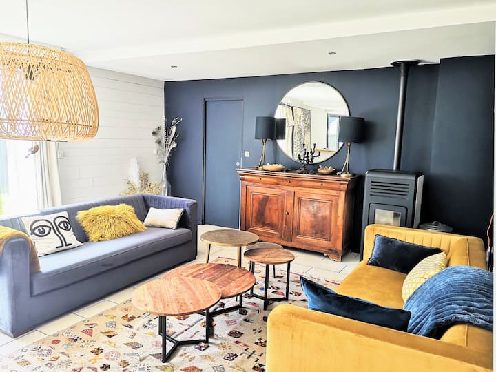 Maison Cosy Et Moderne - Campagne Proche Plages - Morbihan