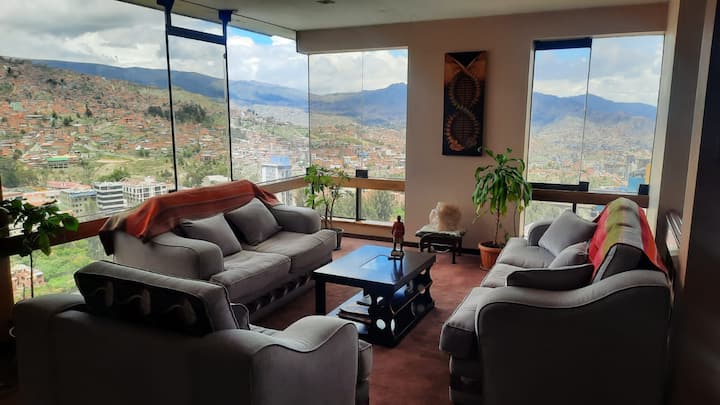 Penthouse,vista A Illimani.a 30 Mts Embajada Usa. - Bolivia