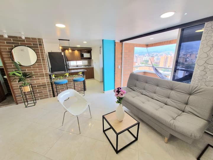 1601 Laureles Hermosa Vista, 2 Alcobas - Medellín