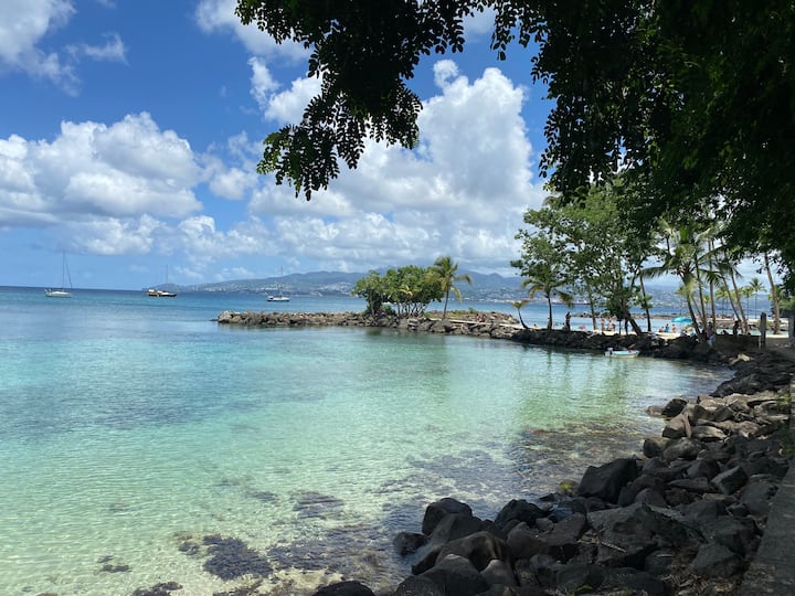 Grand (140m²) Appartement Familial - Anse Mitan - Martinique