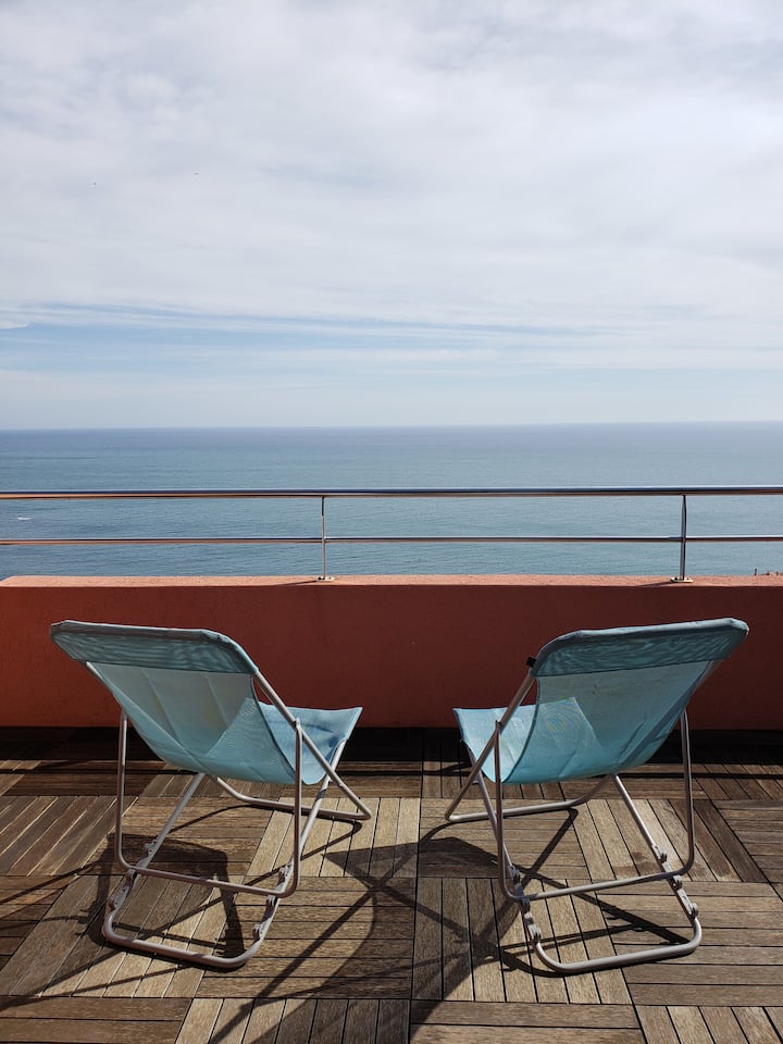 Appartement Vue Mer Avec Piscine - Cerbère