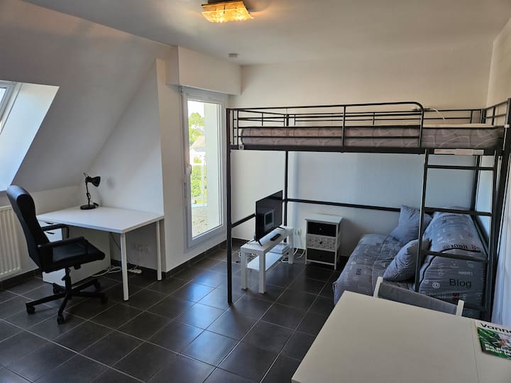 Studio Confortable 3 Places - Séné