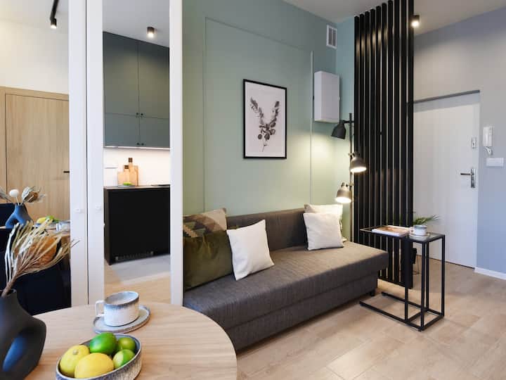 Cozy Mokotow City Studio - Green Oasis Near Metro - Warsaw