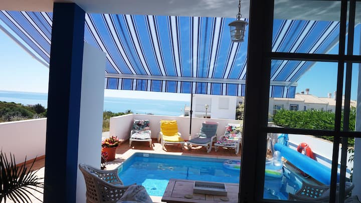 Amazing Sea View 3 Bedroom Villa With Pool - Praia da Luz
