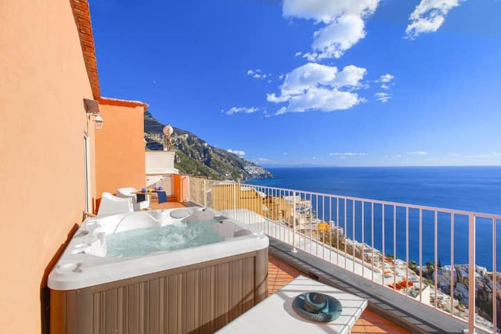 Bluevista Dreamscape Home -Terrace Jacuzzi/hot Tub - Positano