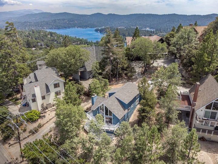 Family Aframe | Lake Rights | Bbq | Gmroom | Views - Lake Arrowhead, CA