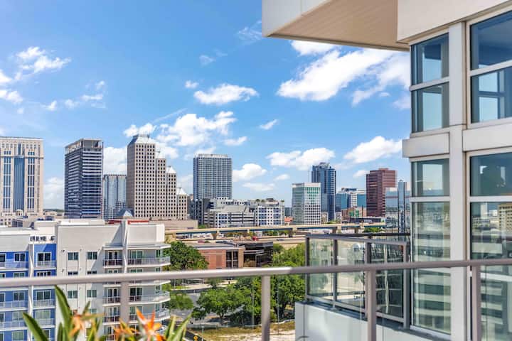 Madison - Luxury 2br W/ Rooftop Pool, Gym, Balcony - Orlando, FL