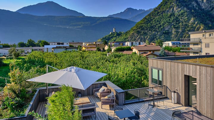 Vue Exceptionnelle Avec Charme - Martigny