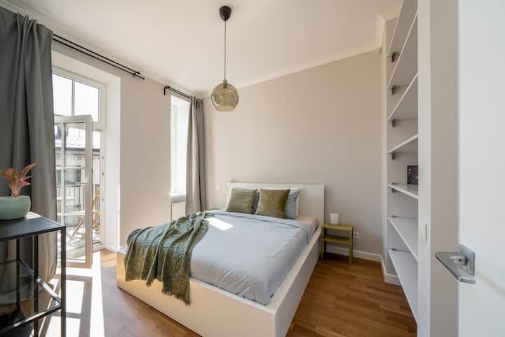 Free Parking | Balcony | Minimalist Design - Riga